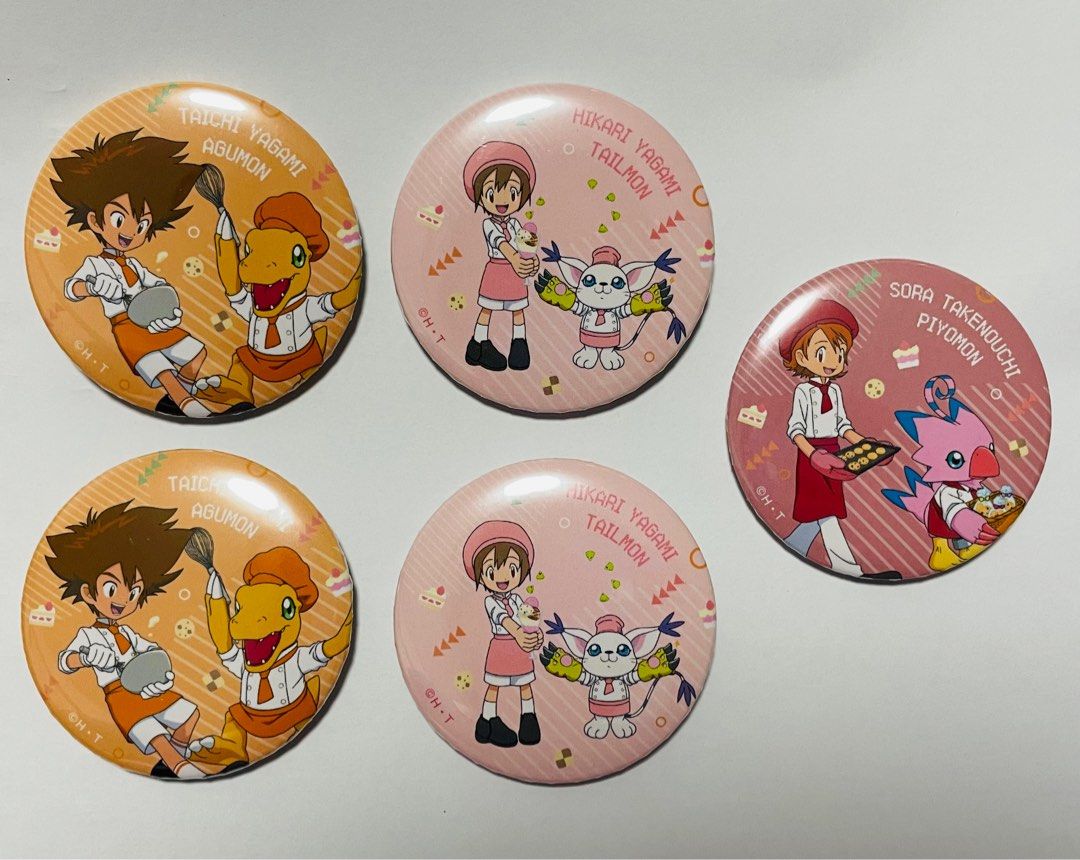 [Japan Exclusive] Digimon Adventure Pin Badges, Hobbies & Toys ...