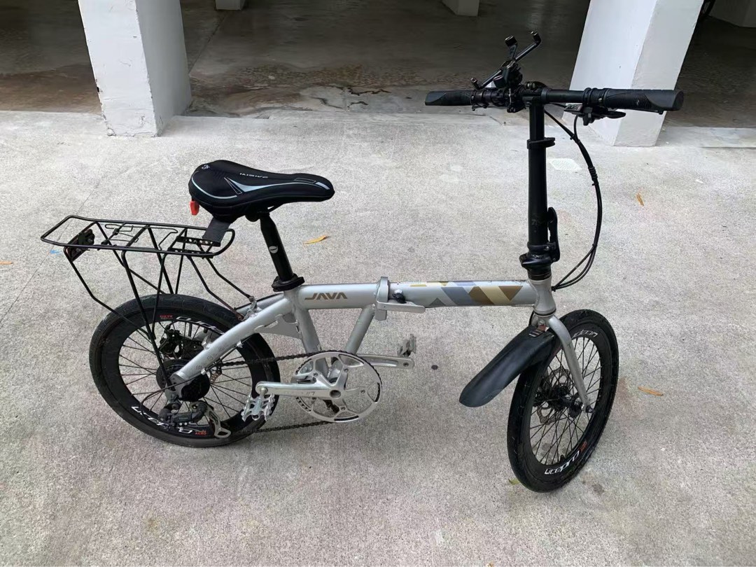 Java Folding Bike - Silver, Sports Equipment, Bicycles & Parts, Bicycles on Carousell