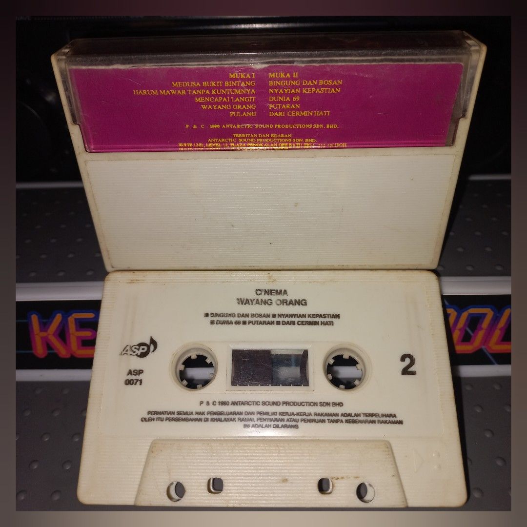 Kaset CINEMA WAYANG ORANG (1990), Hobbies & Toys, Music & Media, CDs ...