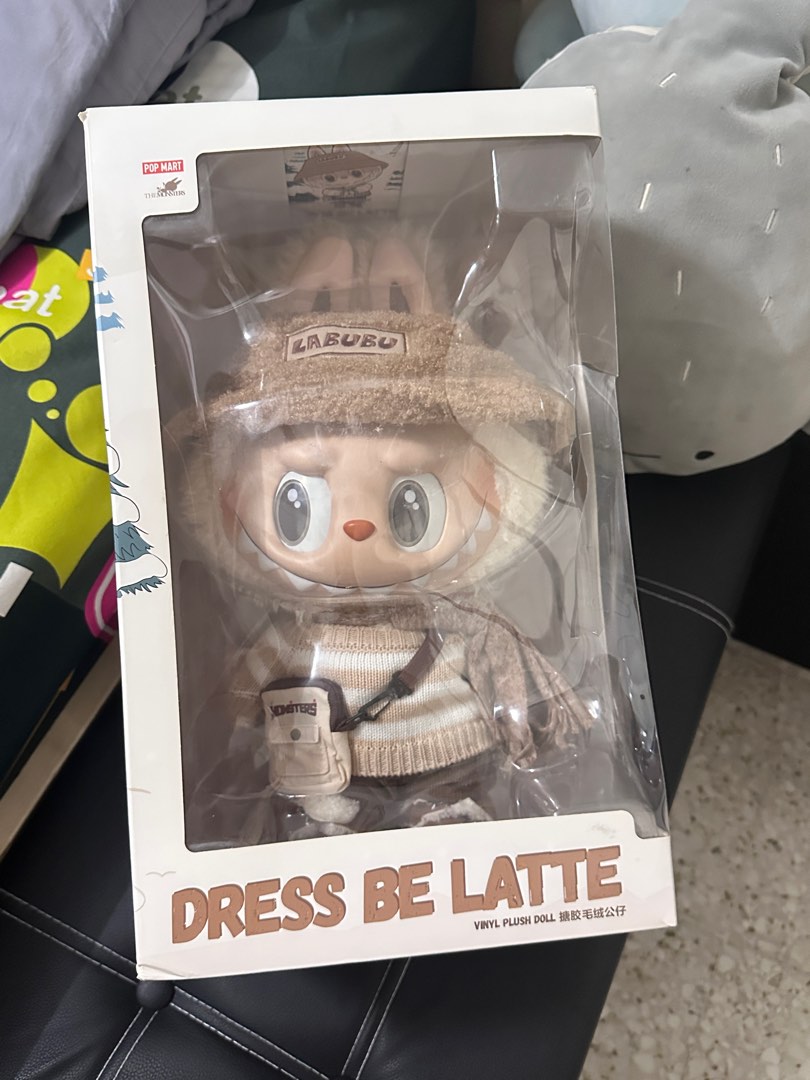 Labubu Dress Be Latte, Hobbies & Toys, Toys & Games on Carousell