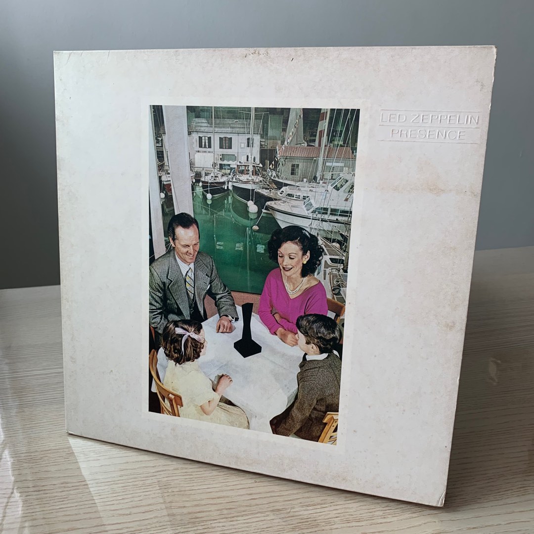 Led Zeppelin - Presence Vinyl Record, Hobbies & Toys, Music & Media ...