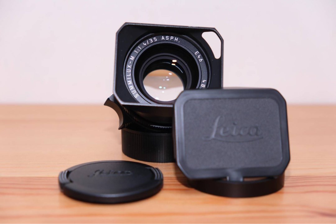 Leica Summilux-M 35mm f/1.4 ASPH Black (11663) FLE with hood, 攝影器材, 相機 ...