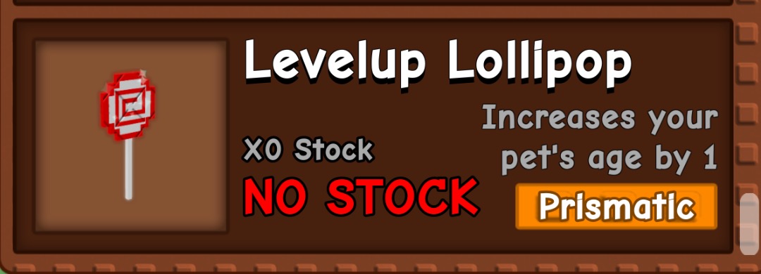 Level Up Lollipop and Medium Treats - Roblox Grow A Garden, Video ...