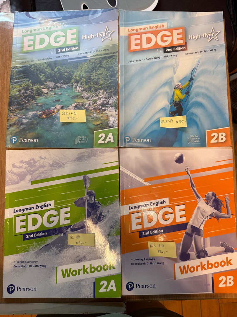 longman english edge 2nd edition 2a 2b workbook, 興趣及遊戲, 書本 & 文具, 教科書 ...