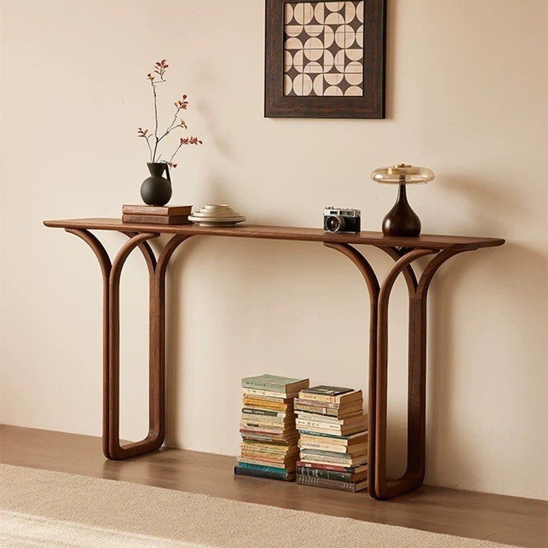 MAACAR Modern Solid Wood Console Table, Furniture & Home Living ...