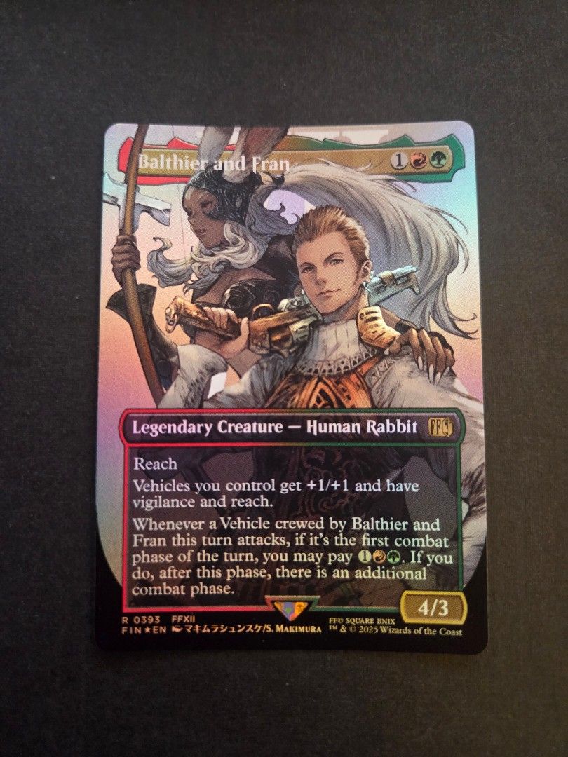 Magic The Gathering Final Fantasy R 0319 Balthier and Fran Foil ...