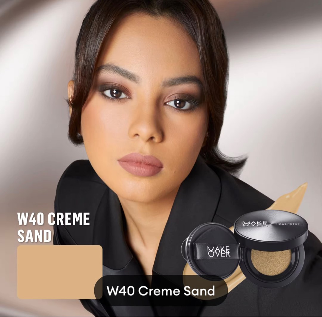 MAKEOVER POWERSTAY SYNC MATTE CUSHION W40 Cream Sand, Kesehatan ...