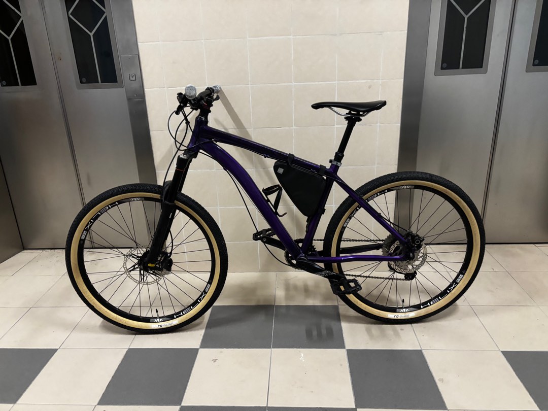 Marin hardtail 26" mountain bike custom purple, Sports Equipment ...