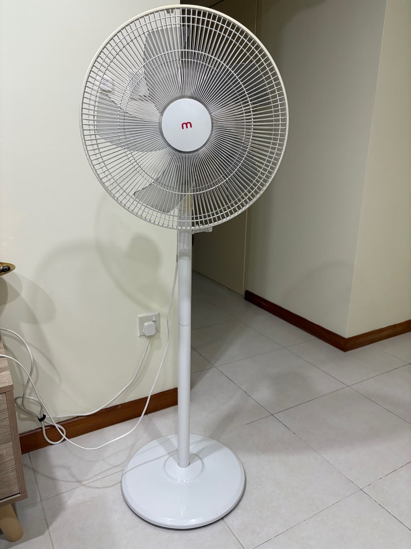 Mayer Stand Fan - White, Furniture & Home Living, Lighting & Fans, Fans ...