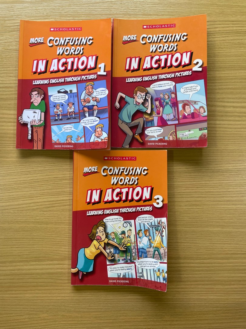 More Confusing Words in Action 3 books, Hobbies & Toys, Books ...