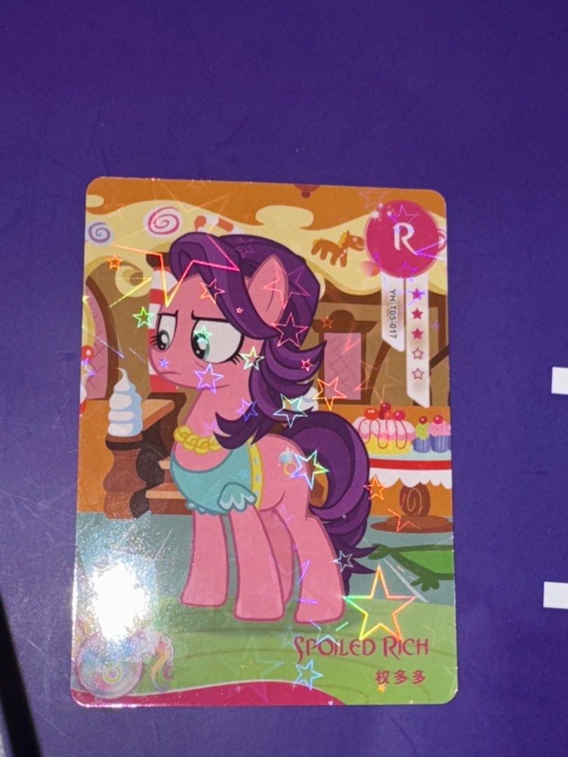 My Little Pony Spoiled Rich Trading Card, Hobbies & Toys, Toys & Games ...