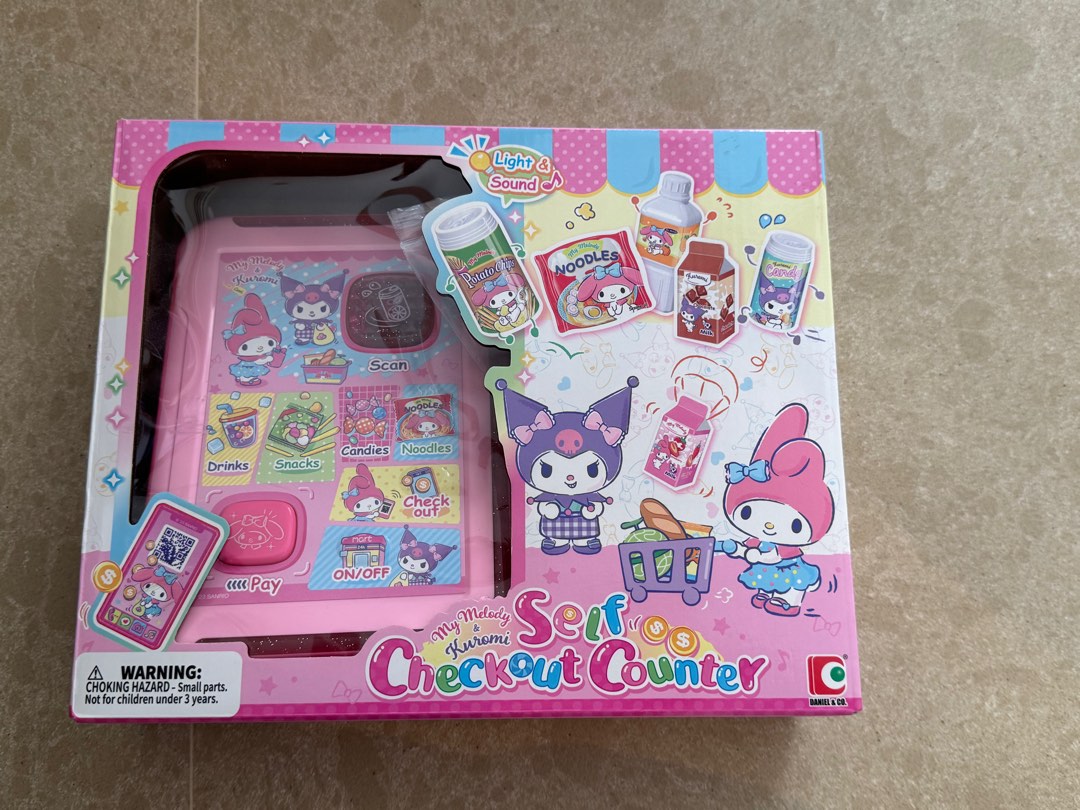 My Melody & Kuromi Self Checkout Counter, Hobbies & Toys, Toys & Games ...