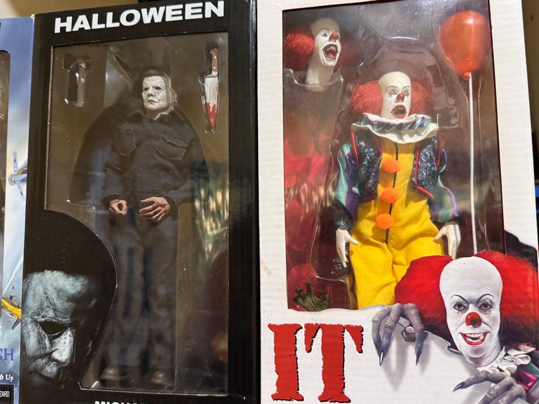 Neca pennywise and michael myers neca horror, Hobbies & Toys, Toys ...
