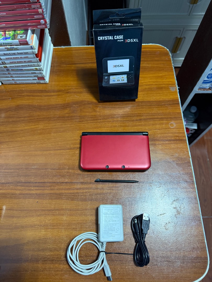 Nintendo Old 3DS XL Black/Red (Presentable, CFW w/a 32gb Memory Card ...