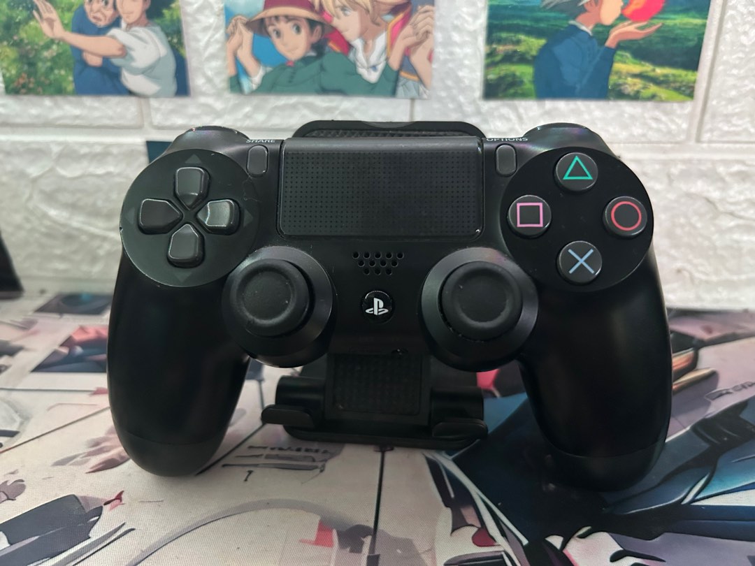 ORIGINAL PLAYSTATION 4 CONTROLLER VERSION 2 JETBLACK WITH CABLE FOR ...