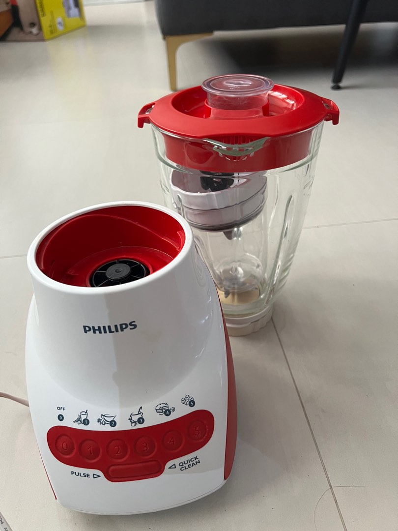 Philips Blender Hr 2116 (5000 series) - Red and White, TV & Home ...