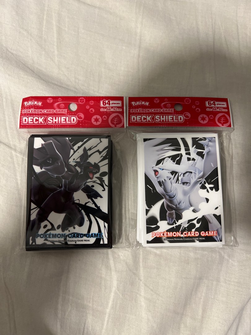 Pokemon Deck Shield Sleeves , Zekrom and Reshiram, Hobbies & Toys, Toys ...