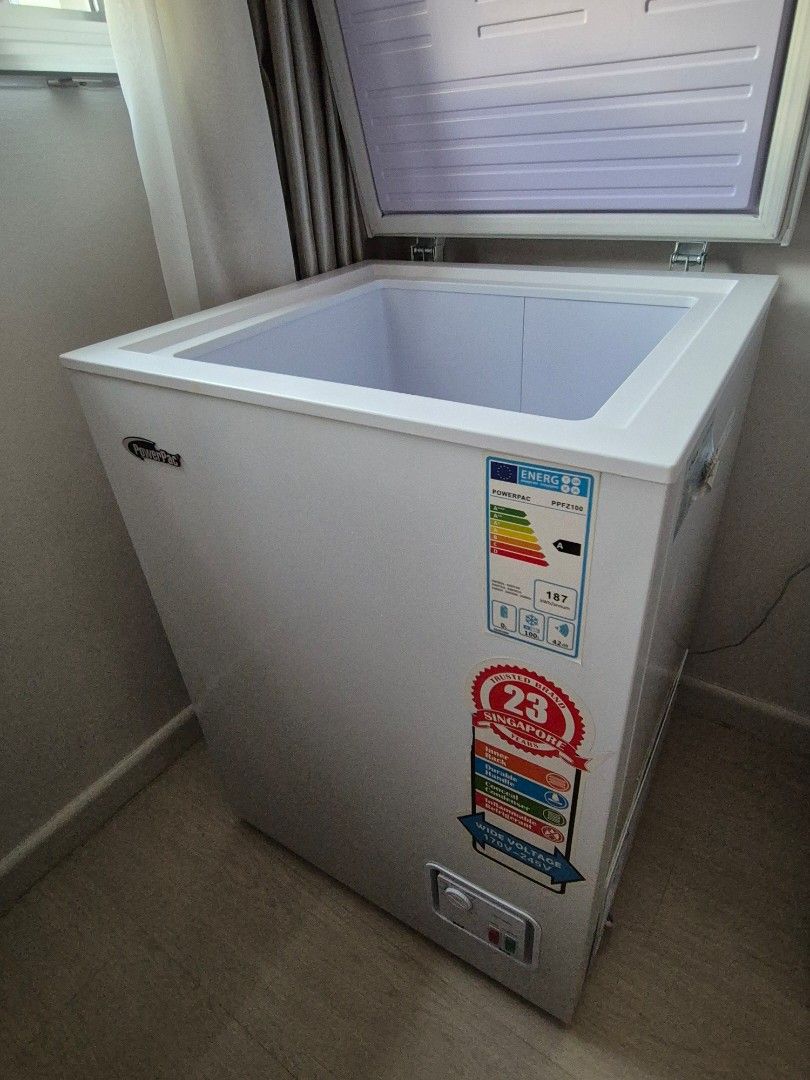 PowerPac Chest Freezer 100L (PPFZ100), TV & Home Appliances, Kitchen ...