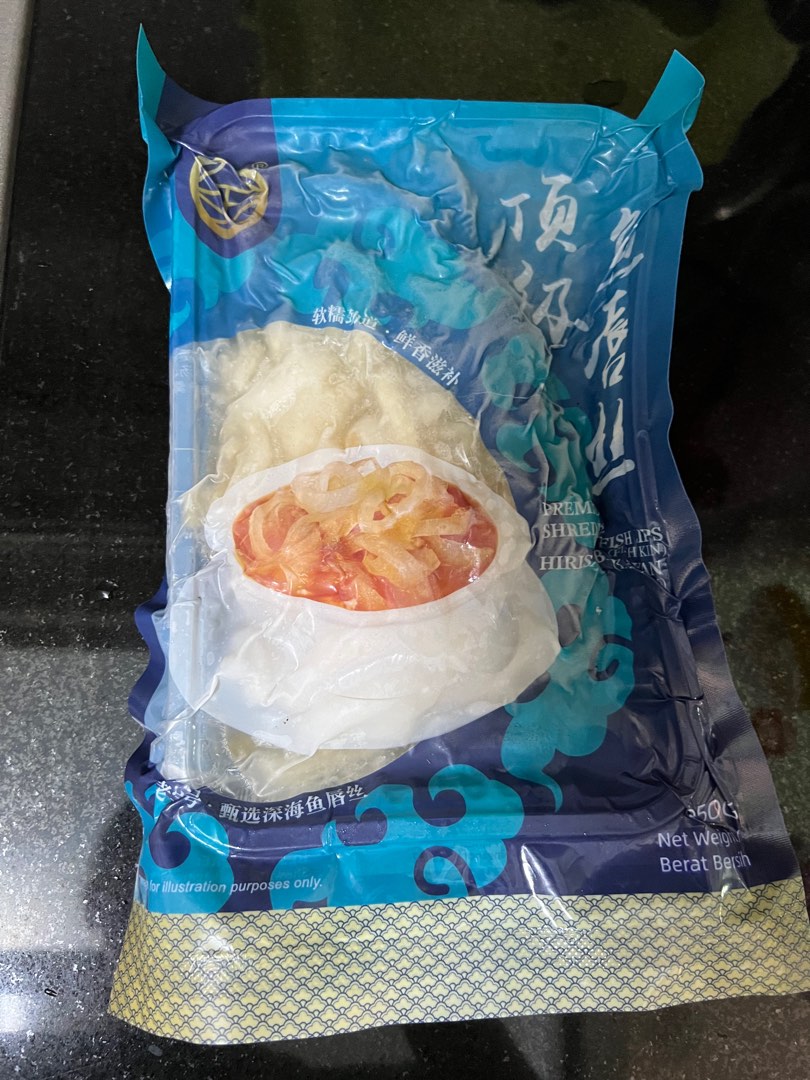 Premium Shredded Fish Lips - 350g, Food & Drinks, Chilled & Frozen Food ...