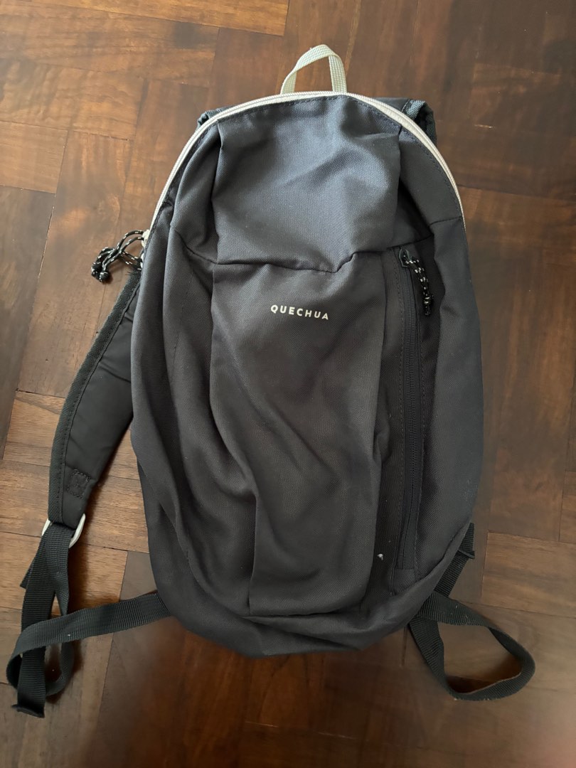 Quechua Black Backpack, Men's Fashion, Bags, Backpacks on Carousell