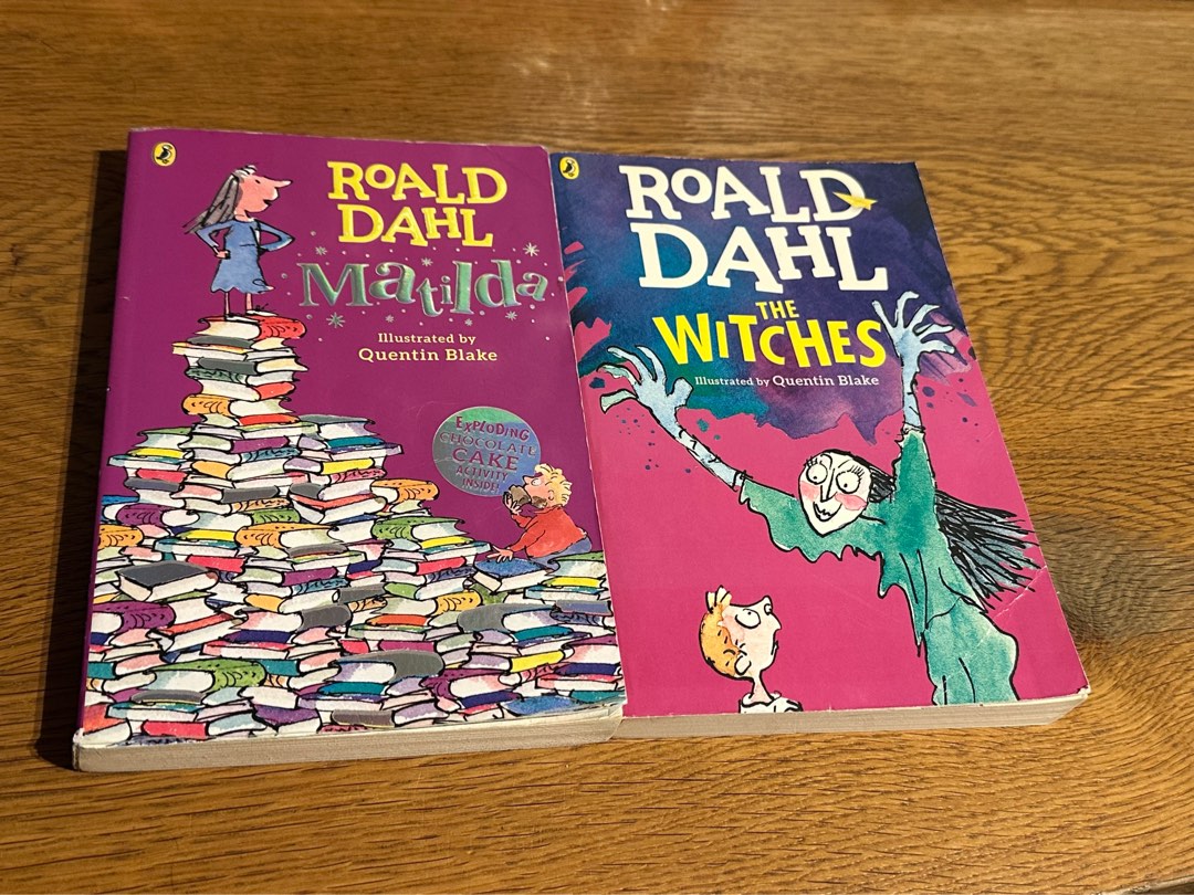 Roald Dahl Matilda , The Witches, 興趣及遊戲, 書本 & 文具, 小說及非小說 - Carousell