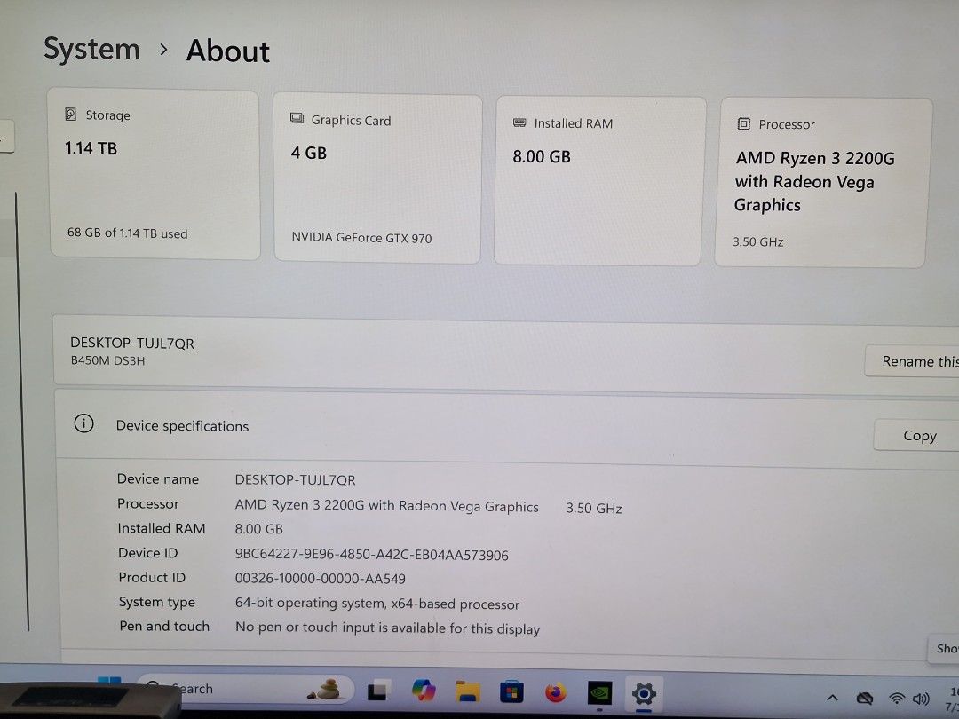 🔥AMD Ryzen 2200G| GTX 970🔥CHEAPEST CUSTOM GAMING PC HOME SCHOOL OFFICE DESKTOP CPU AMD Ryzen 3 ...