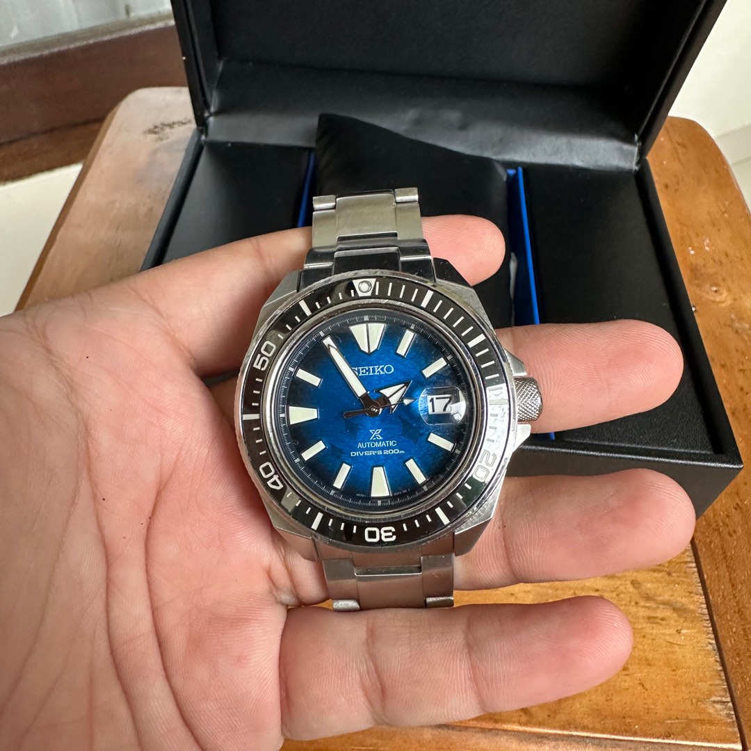 Seiko King Samurai Save The Ocean Automatic, Barang Mewah, Jam Tangan ...