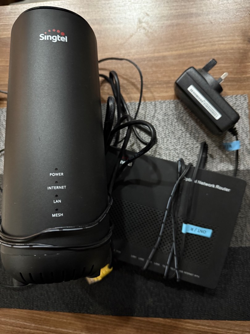 Singtel Optical Network Router & WiFi 6 Router, Computers & Tech, Parts ...