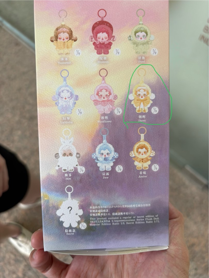 WTS popmart Skullpanda L'Impressionnisme Series Plush Doll (Dawn ...