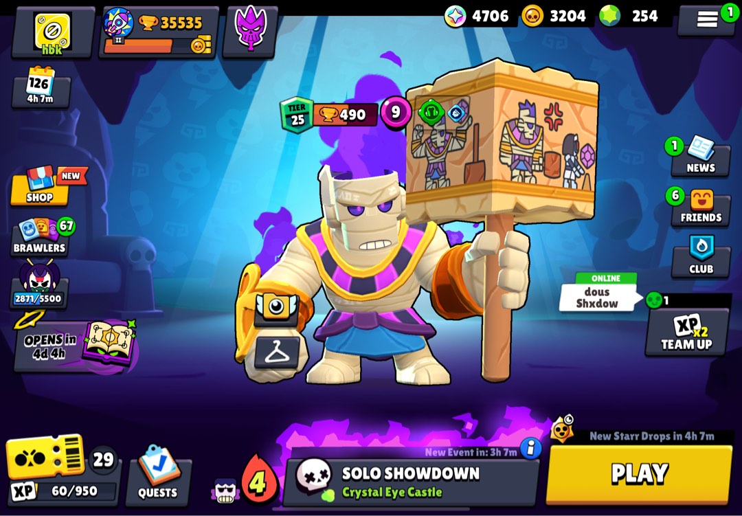 Stacked Brawl Stars Account 35k trophies, Video Gaming, Video Games ...