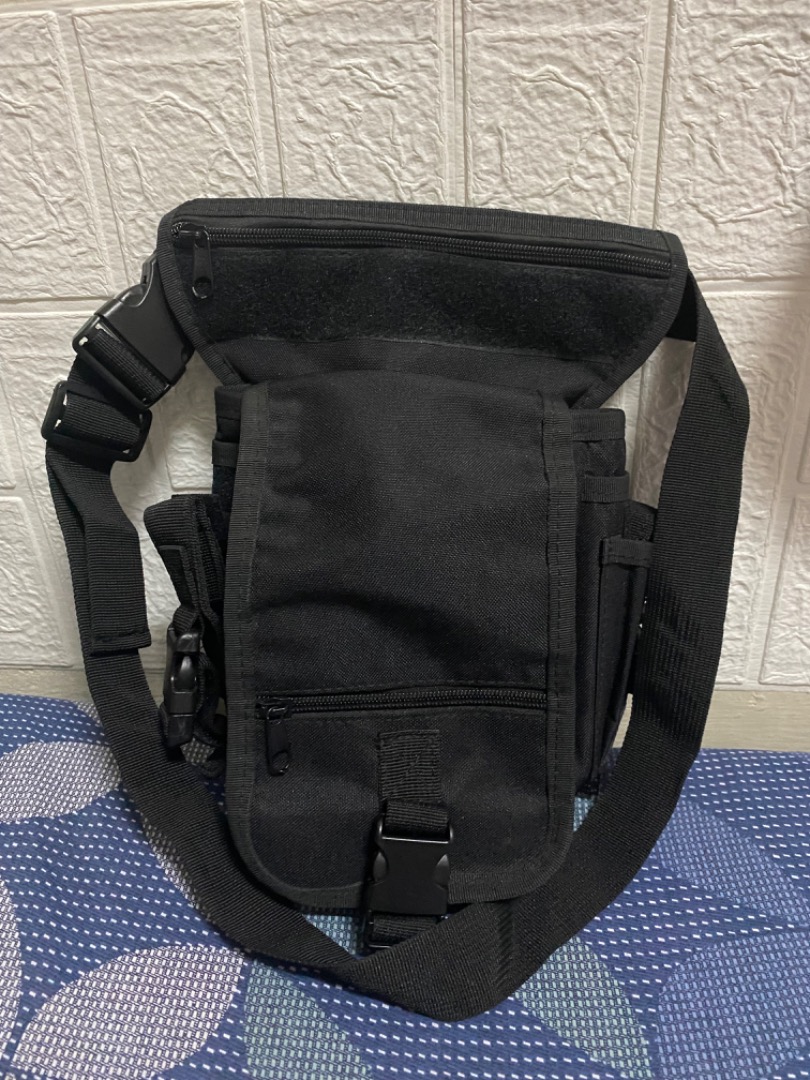 Tactical Leg Bag Motorcycle Rider Bag, Men's Fashion, Bags, Belt bags ...