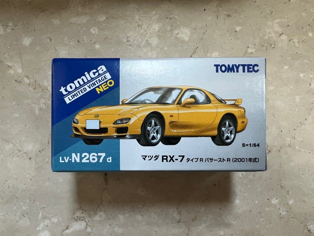 【日版】TOMYTEC Tomica Limited Vintage NEO Diecast Model Car - LV-N267d Mazda RX-7 Type R Bathurst R ...