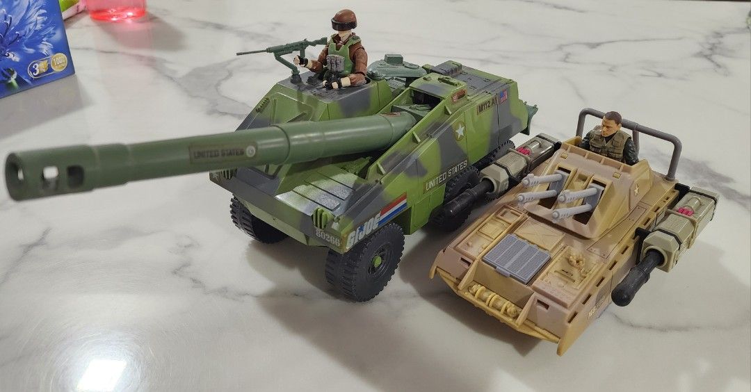 Vintage and Modern Hasbro 3.75" GI JOE Vehicles!! Slugger and Armoured ...