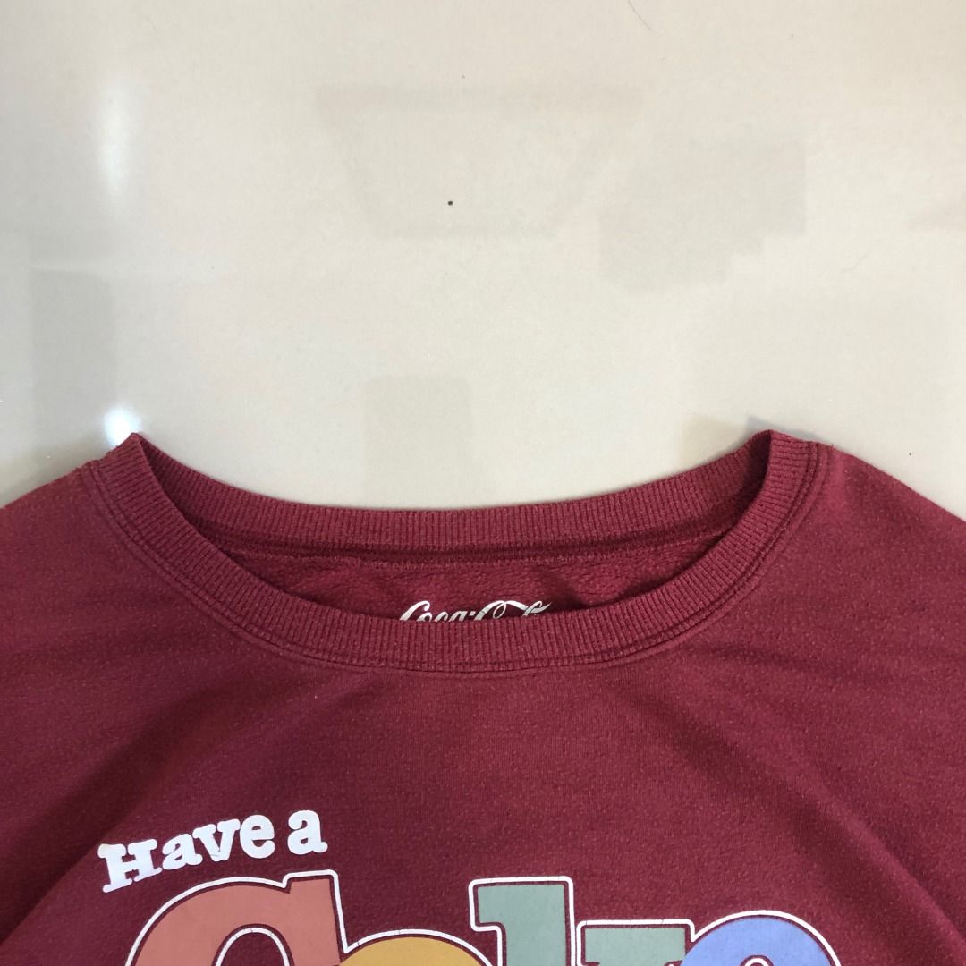 Vintage Coca-Cola “ Have a coke and a Smile “ Sweatshirt | Maroon ...