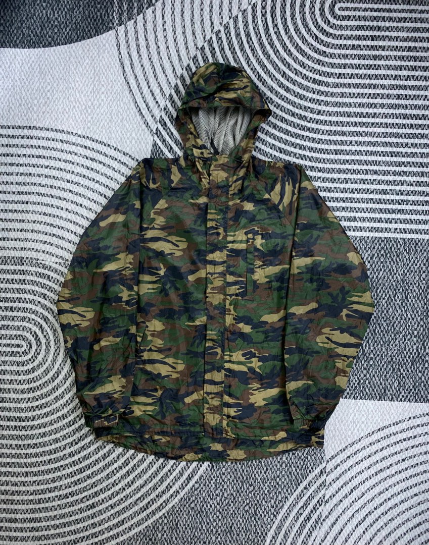 Vintage Enorak Camouflage Army Anorak Jacket, Men's Fashion, Coats ...