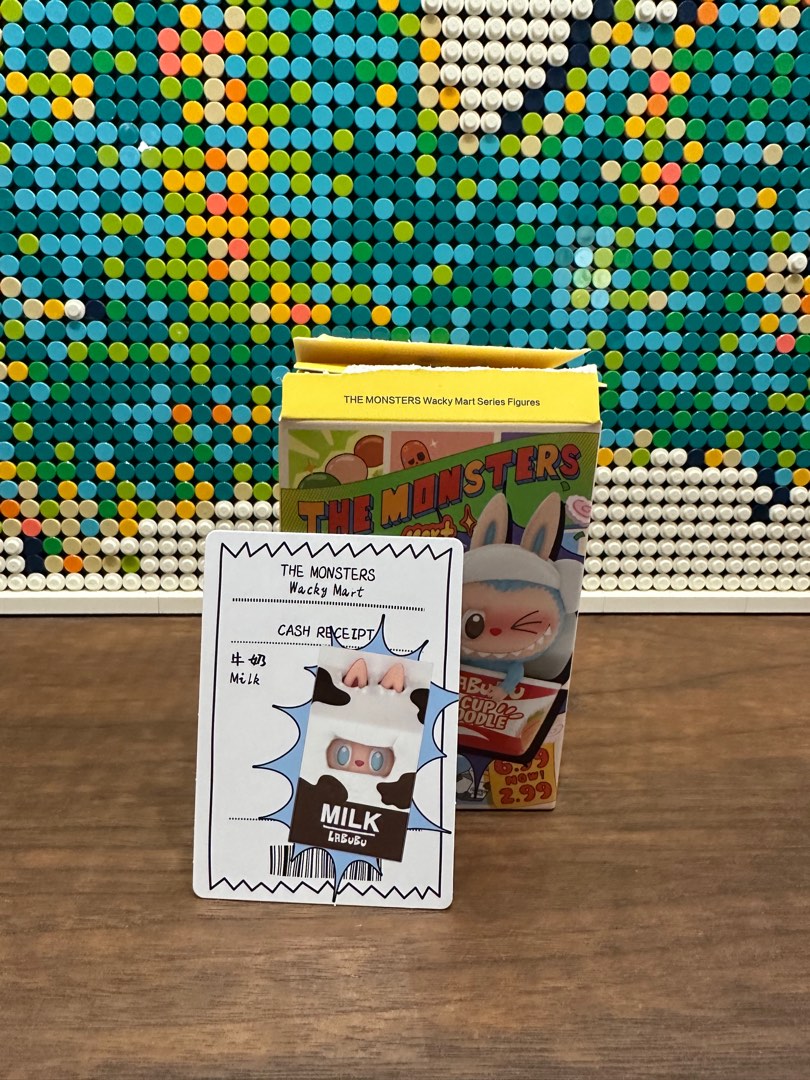 WTS Labubu Wacky Mart Figure - Milk (BNIF), Hobbies & Toys, Toys ...