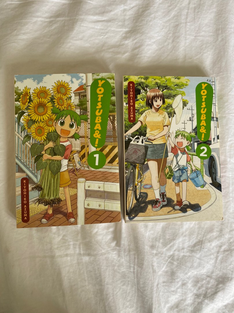 YOTSUBA&! VOL. 1 & 2 MANGA COMIC BOOK, Hobbies & Toys, Books ...