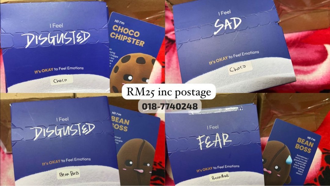 Zus Buddy Plushies (Bean Boss Fear), Hobbies & Toys, Toys & Games on ...