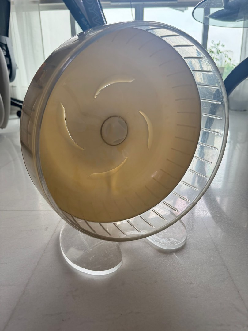 30cm silent wheel adjustable height Clear Acrylic Hamster Wheel big ...
