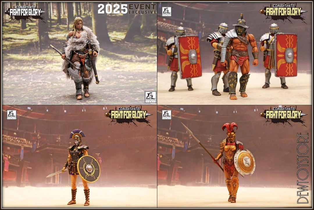 ⭐ [𝗣𝗿𝗲-𝗼𝗿𝗱𝗲𝗿] Xesray Studio 1/12 Scale Action Figure - Combatants Fight ...