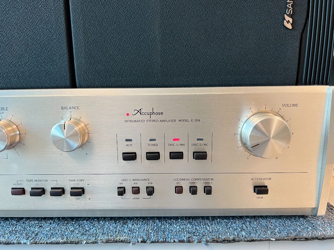 老音色 Accuphase E-204 ~220V有試機片, 音響器材, Soundbar、揚聲器、藍牙喇叭、耳擴 - Carousell