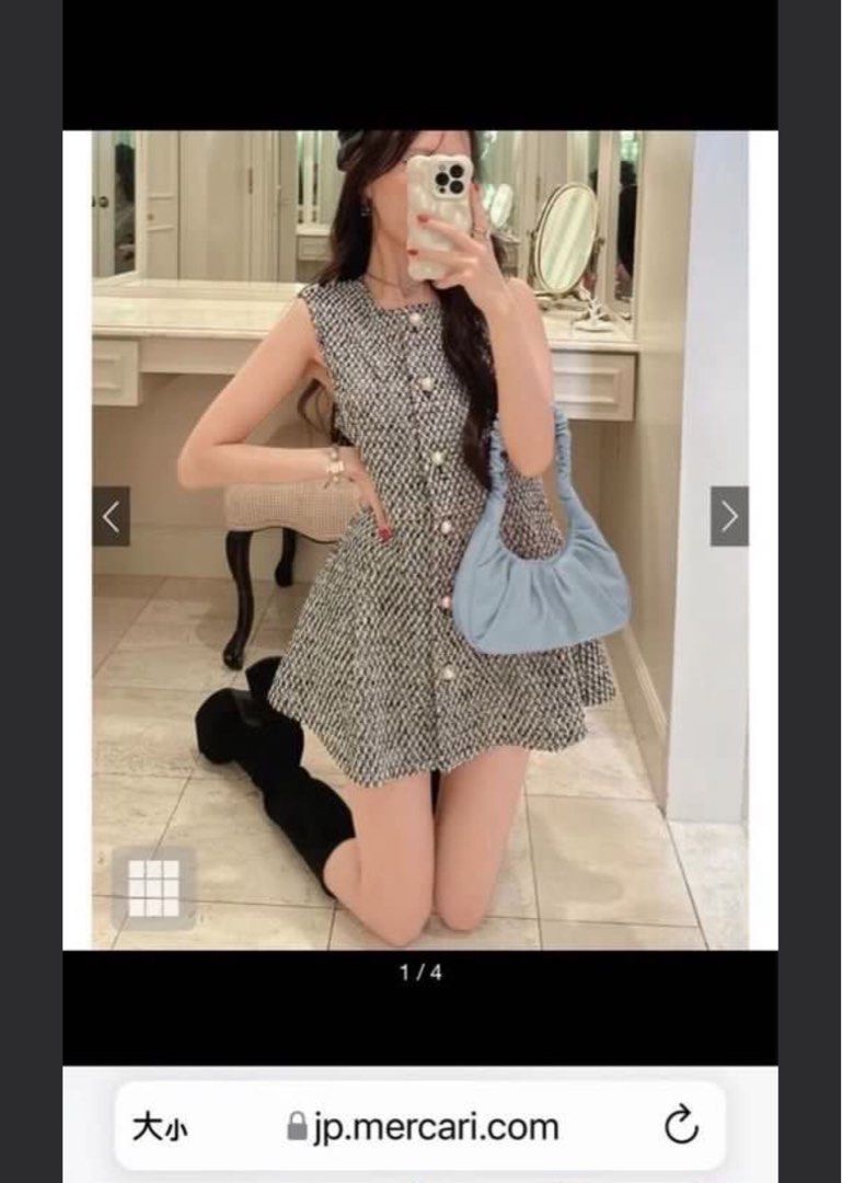 長身裙, On hands white dress grl dress brand trim tag Snidel dress, japan brand japan dress chest ...