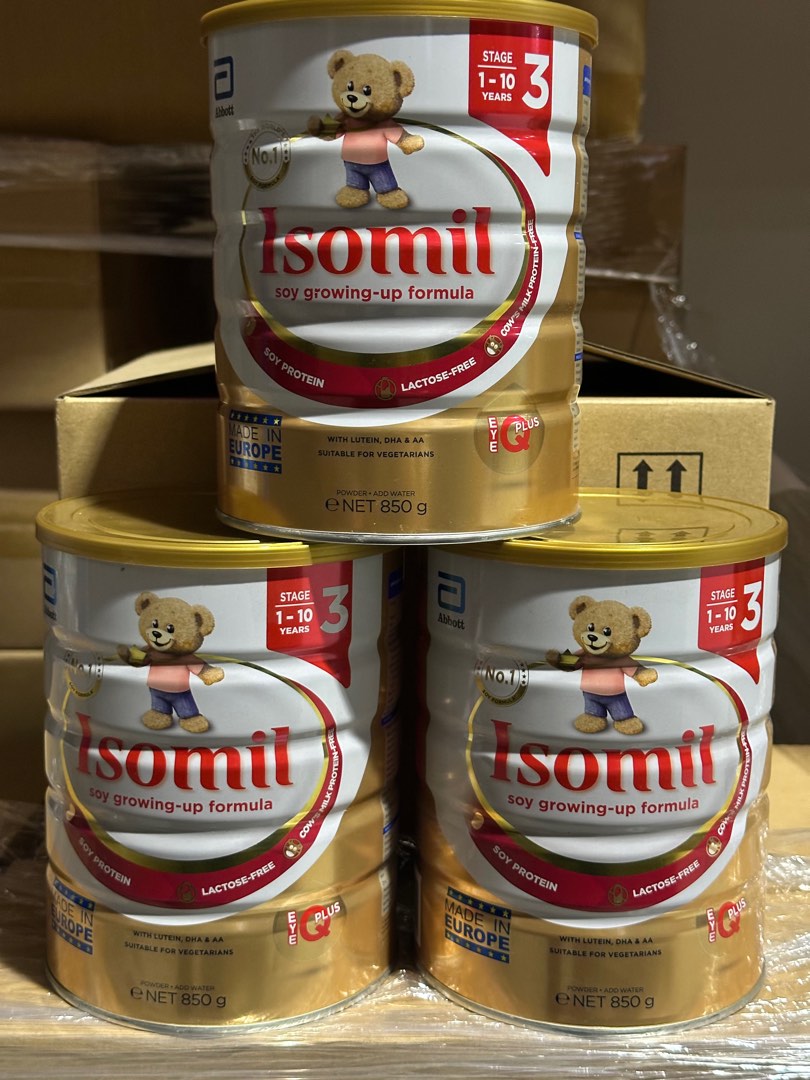 Abbott Isomil Stage 3 Soy Growing-Up Formula, Babies & Kids, Nursing ...