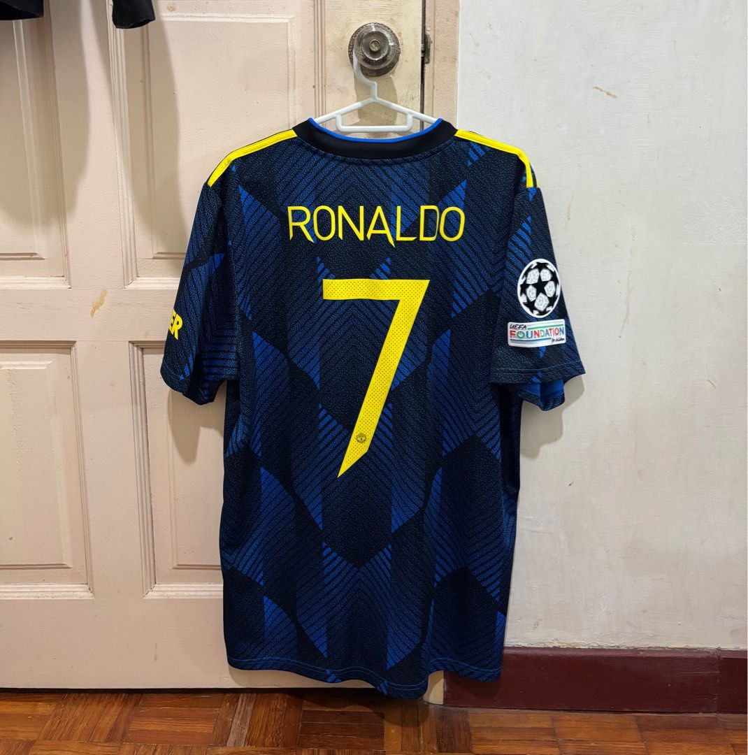 Adidas Manchester United 2021-2022 (21/22) Third Kit Jersey Jersi with ...