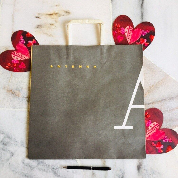 Antenna Isetan Paper Bag Grey Yellow Collectible, Women's Fashion ...