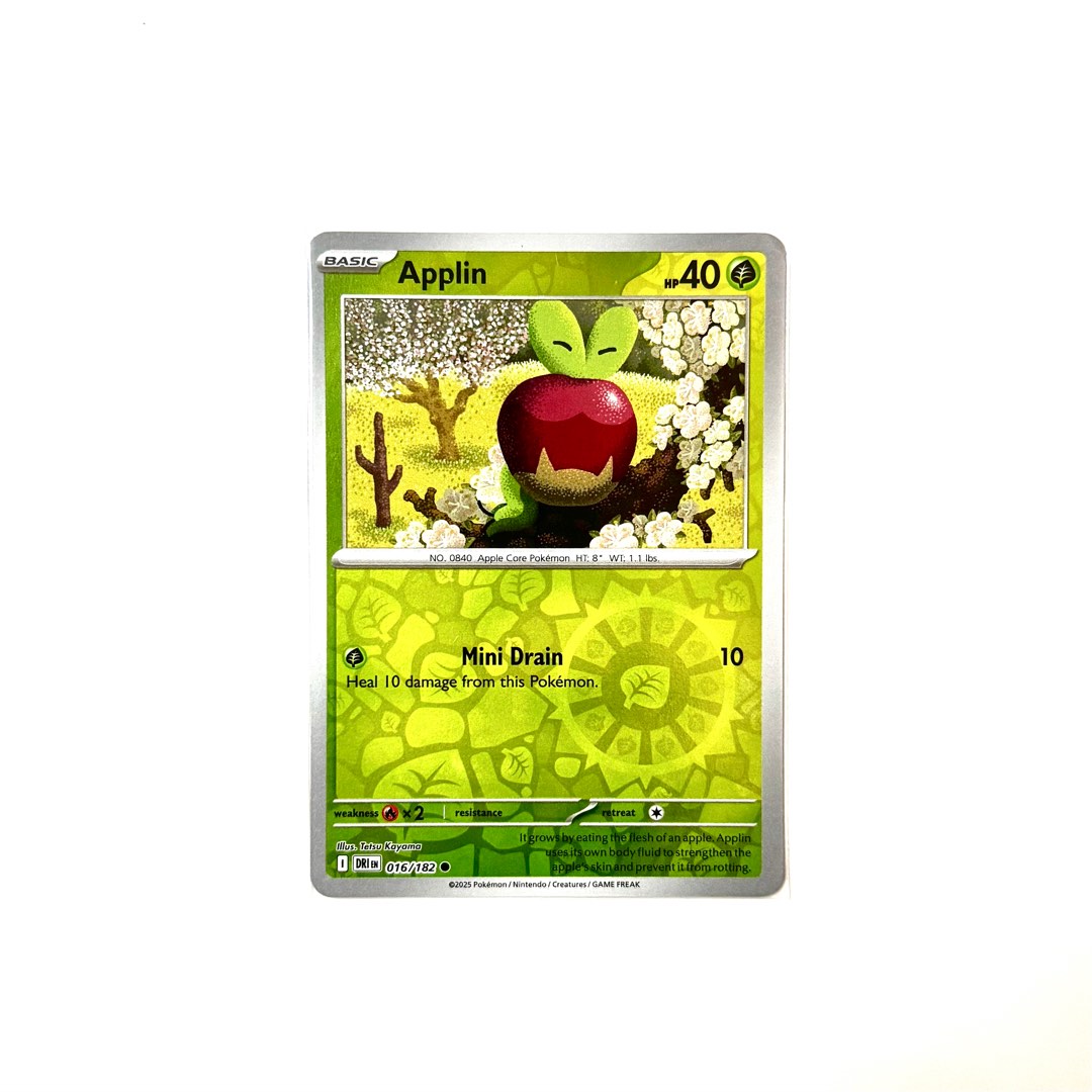 Applin #16 - Pokemon Destined Rivals, Hobbies & Toys, Toys & Games on ...