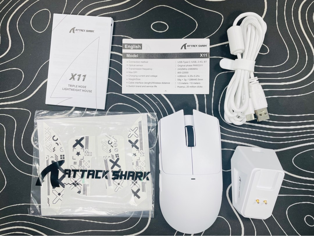 Attack Shark x11 with grip tape, Computers & Tech, Parts & Accessories ...
