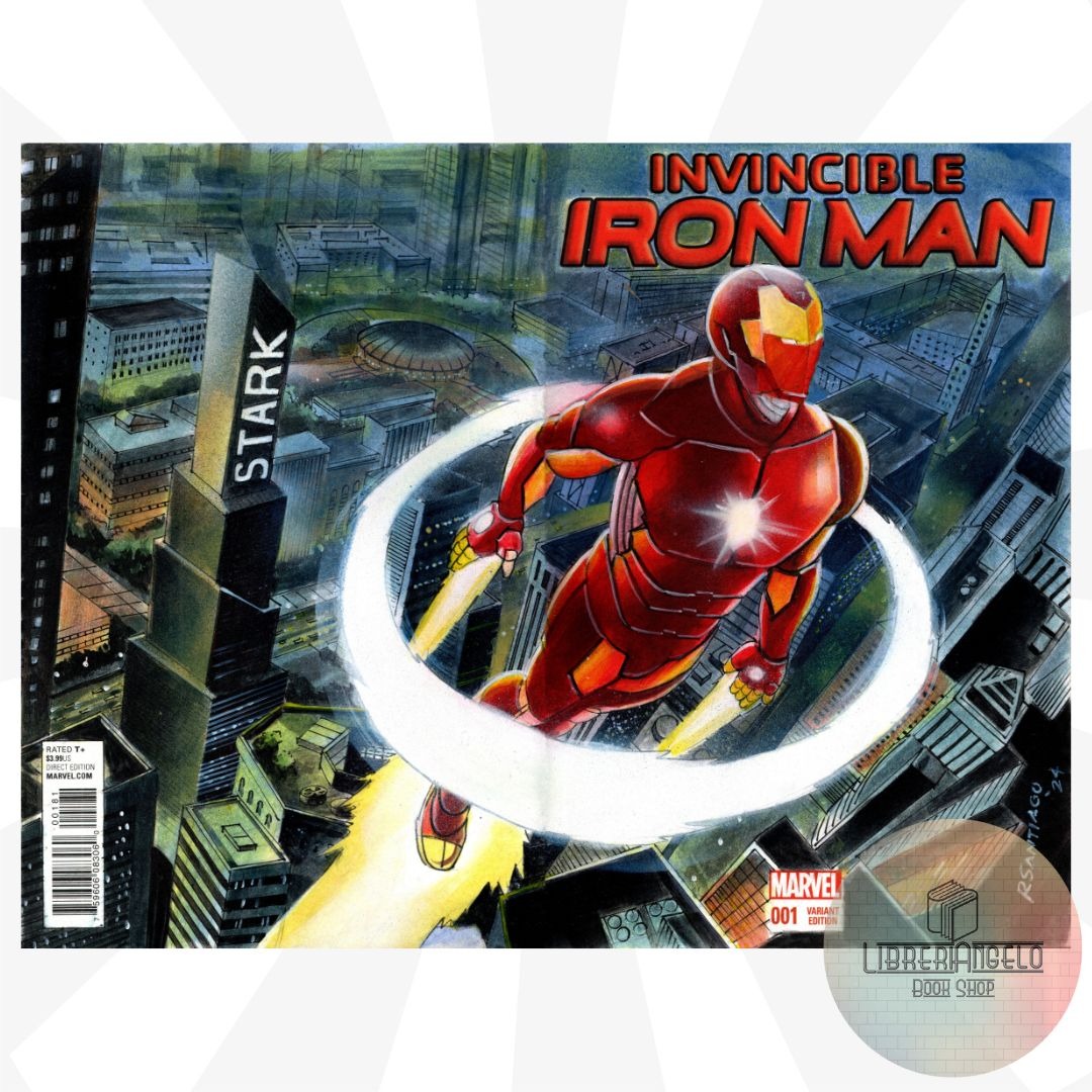BLANK SKETCH COVER: INVINCIBLE IRON MAN VOL. 3 #1 by Rolando Santiago ...