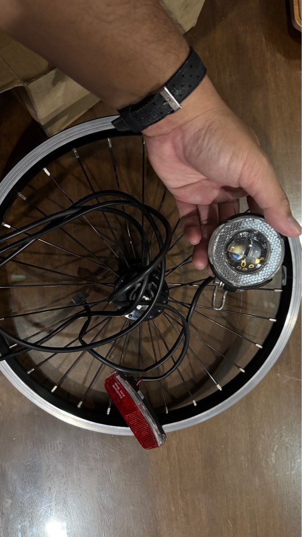 Brompton hub dynamo set SV8, Sports Equipment, Bicycles & Parts ...