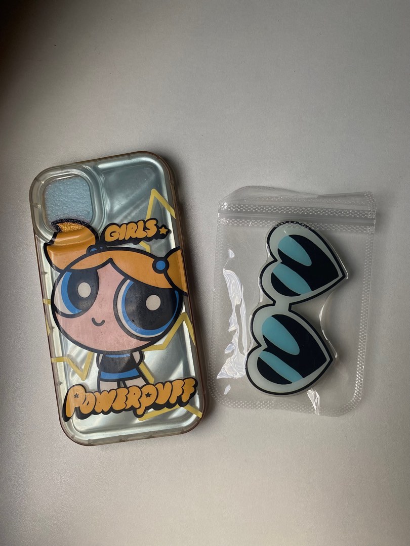 Bubble PowerPuff Girl Casing Iphone 11 With Pop Socket, Mobile Phones ...